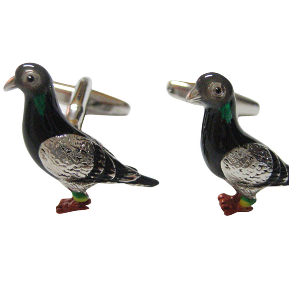 Kiola Designs | Accessories | Colored Pigeon Bird Cufflinks | Poshmark